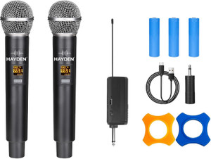 KH HY-59 Dual Wireless Mic, Microphone, UHF Karaoke Dynamic mic with ...