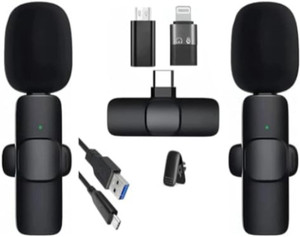 YAROH JK-K9 Wireless Lapel Microphone K9 USB C Cordless Clip On Mic ...