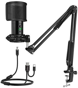 FIFINE(Refurbished)T683 USB Mic Kit for Live Streaming with Arm Stand ...