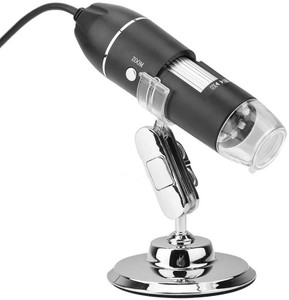 RyzCare 50-500X 2MP USB 8 LED Light Digital Microscope Endoscope Video ...