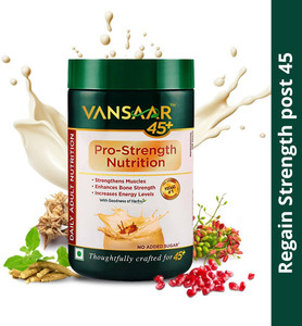 VANSAAR Pro-Strength Complete Nutrition Drink with Ashwagandha,Regain ...