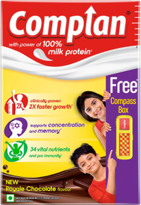 COMPLAN Royale Chocolate 500gm Refill + Free Pencil Box Price in India ...