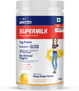 Gritzo SuperMilk Daily Nutrition (13+y Girls),12g Protein, Mango Price ...