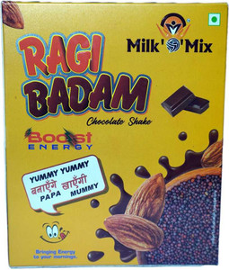 Milk'O'Mix Ragi Badam Chocolate Shake Powder Price in India - Buy Milk ...