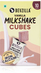 Bevzilla Instant Milkshake Cube - Vanilla Creme, 10 Cubes Pack, Date ...