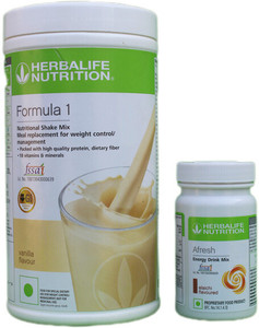 HERBALIFE VANILLA SHAKE,PROTEIN 200 AND GINGER AFRESH Price in India ...