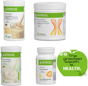 HERBALIFE VANILLA SHAKE,PROTEIN 200,SHAKEMATE AND LEMON AFRESH Price in ...