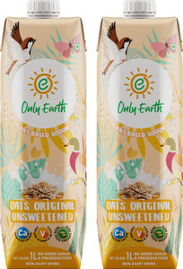 Only Earth Oats Milk Unsweetened 2Pack Price in India - Buy Only Earth ...