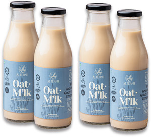 Alterati Unflavored Oat Milk - Pack of 4 - 500ml each | Vegan | Split ...