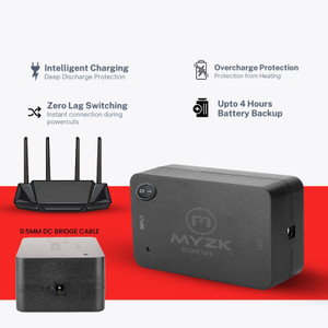 MYZK Mini UPS for 12V WiFi Router, Broadband Modem | WiFi Router UPS ...