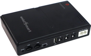 amiciSmart 10400mAh UPS for Routers, Camera USB & POE Devices ...