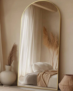 The WoodPeacker WD-FLM-60X24-GD Decorative Mirror Price in India - Buy ...
