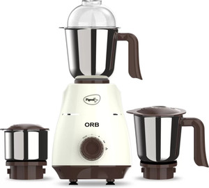 Pigeon ORB 750W 3JAR 750 Mixer Grinder (3 Jars, White, Black) Price in ...