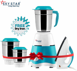 Skystar Supreme Elegant Mixer Grinder & Spectra 750 W Dry Iron Super ...