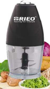RIEO Chopper Double Blade Hans Black 400 Mixer Grinder (1 Jar, Black ...