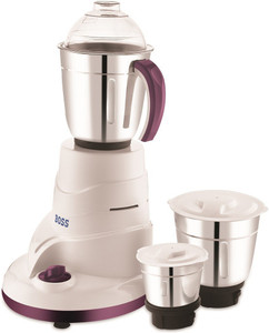 BOSS B244W All Time Plus 550 Mixer Grinder (3 Jars, White) Price in ...
