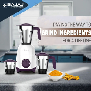 BAJAJ Ninja series mixer grinder Ninja Series 500 Mixer Grinder (3 Jars ...