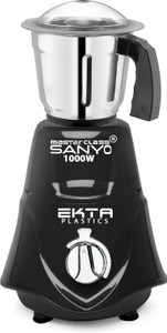 Masterclass Sanyo Rocket Medium Jar 1000 W Mixer Grinder Price in India ...
