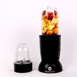 KITCHEN GALAXY BULLET MIXER 400 Mixer Grinder (2 Jars, Charcoal Black ...