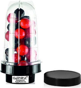 Gemini Bullet Jar for Mixer Grinder Large Set of 1 (530 ML ) ABS ...