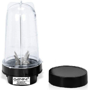 Gemini Bullet Jar for Mixer Grinder Large Set of 1 (530 ML ) ABS ...