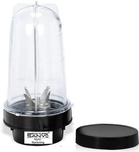 Masterclass Sanyo Bullet Jar for Mixer Grinder Large Set of 1 (530 ML ...