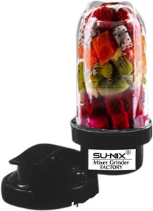 Su-mix Big Bullet Jar for Mixer Grinder Jar (530 ML) with gym sipper ...