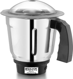 Masterclass Sanyo Heavy Dry Jar for Mixer Grinder Stainless Steel with ...