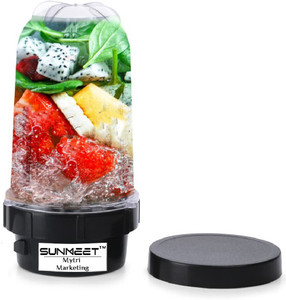 Sunmeet Bullet Jar for Mixer Grinder Large Set of 1 (530 ML ) ABS ...