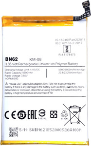 Full Mah Mobile Battery For Xiaomi Redmi Note 9 4G BN62 6000mAh ...