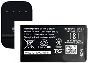 DVJ Mobile Battery For Airtel 4G Hotspot AMF-311WW WiFi Router M2/M2S ...