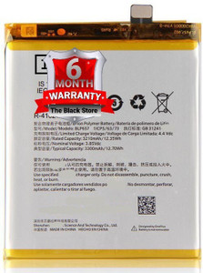 The Black Store Mobile Battery For Oneplus 6 A6000 A6003 BLP657 ...