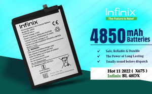 Infinix Mobile Battery For BL 48DX Infinix Hot 11 2022 ( X675 ) -5000 ...