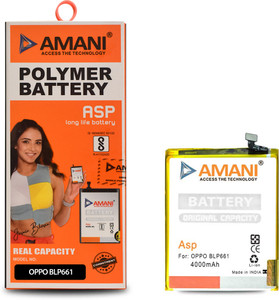 amani Mobile Battery For Oppo F7 / A3 (BLP661) Price in India - Buy ...