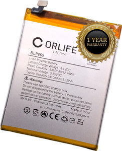 orlife Mobile Battery For Oppo Realme 1, BLP665 (Oppo F7 Youth) CPH1859 ...