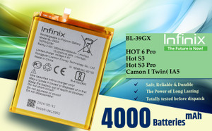 Infinix Mobile Battery For BL 39GX Infinix HOT 6 Pro/Hot S3 /Hot S3 Pro ...