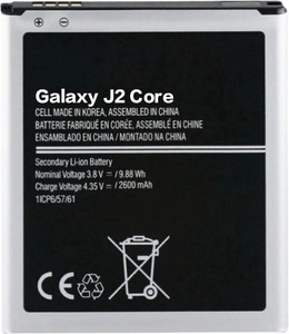 TokTon Mobile Battery For Samsung Galaxy J2 Core 2600mAh Price in India ...