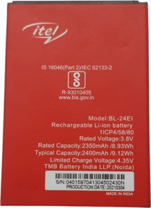 sainiii Mobile Battery For itel mobile itel 24Ei itel a23 pro,L5006c ...