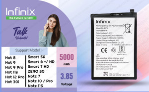 Infinix Mobile Battery For BL 49FX Infinix Hot 9 /hot 8 / Note 7 / Note ...