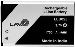 AEkert Mobile Battery For Lava LEB023 / 1750mAh Price in India - Buy ...