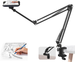 BROLAVIYA Overhead Video Mobile Stand, New Extra Long Arm, 2 Way Base ...