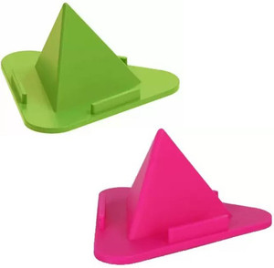 HARDON Pink & Green Pack of 2 Triangular Pyramid Mobile Holder Price in ...