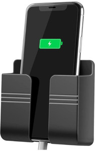 Muv up Wall Mount Mobile Stand - No Drill Required - Black Mobile ...