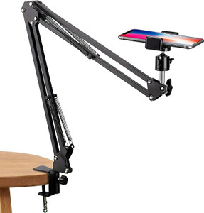 Pecan Overhead Tabletop phone & tablet holder Scissor Boom Arm ...
