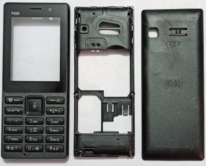 imbi Jio F220 Mobile Phone Panel Front Back and Middle Body With Keypad ...