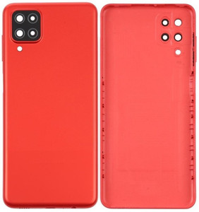 SPAREWARE Samsung Samsung Galaxy A12 : Red (WITH ALL BRAND LOGO) Back ...
