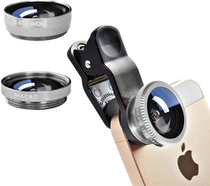 Mobcam 3 in 1 Macro Lens, Fish Eye, Wide Angle Mobile Camera Lens ...
