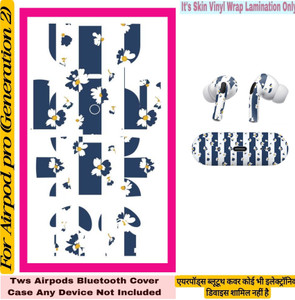 Flipkart SmartBuy COMPETABLE SKIN FOR AIRPOD PRO(2ND GEN)BLUE WHITE ...