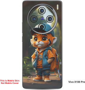 VYBE The Smart Choice Vivo X100 Pro Tiger Cartoon Embossed Mobile Skin ...