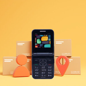 TOUCH 18 Z ROCK Max Flip Dual Sim Keypad Mobile with 2.4 "Display Flip ...